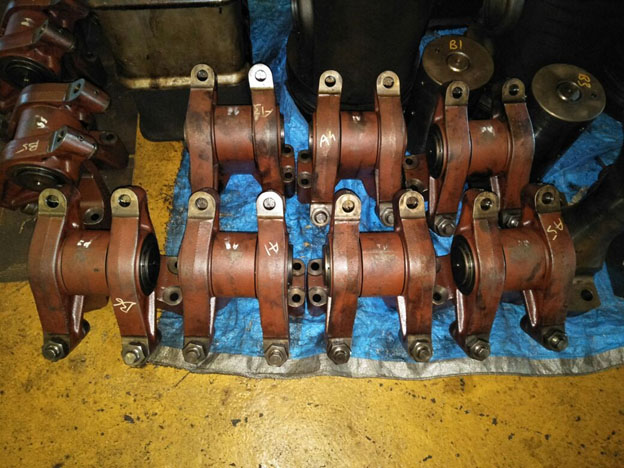 Inspection & Calibration of Engine Spares is in Process